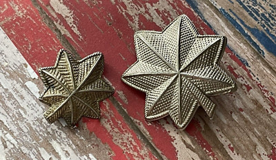 WWII Sterling Silver Lieutenant Colonel LTCOL Rank Insignia Amico Pair ...