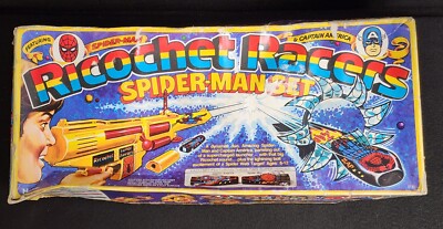 Ricochet Racers SPIDER-MAN Set (Hasbro 1976) Incomplete | eBay