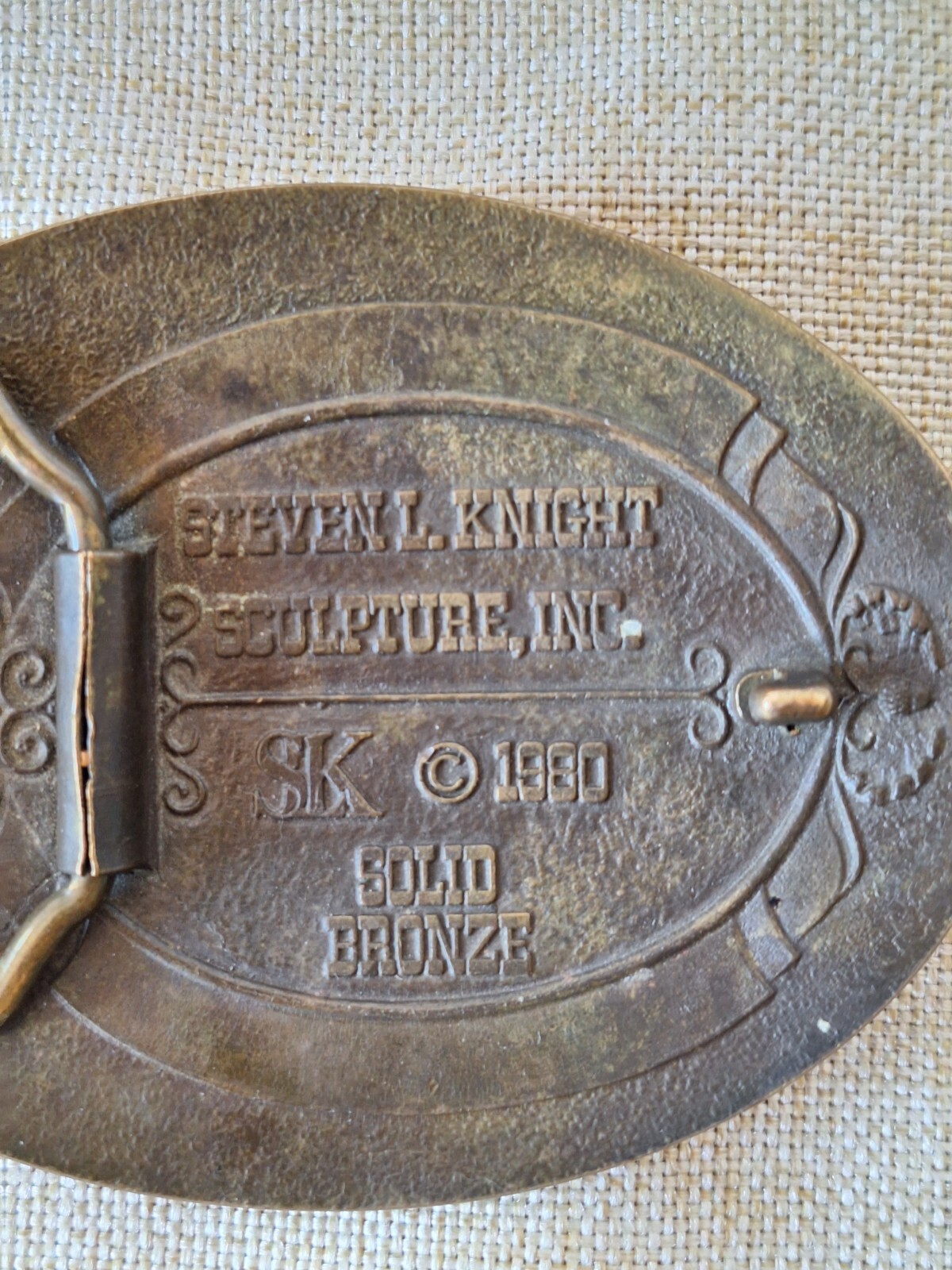 1980 Steven L. Knight Solid Bronze Bucking Bronco Wes… - Gem