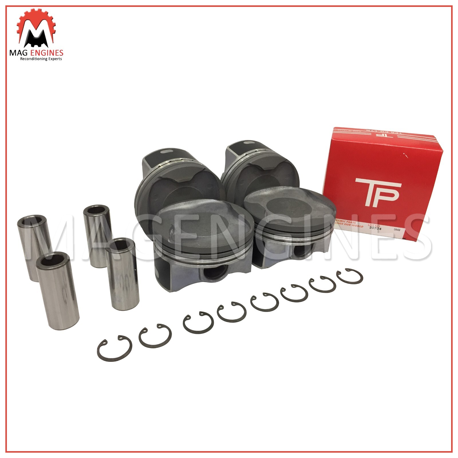 PISTON & RING SET TOYOTA 2ZR-FBE FOR C-HR COROLLA ALTIS 1.8 LTR 2018 ...