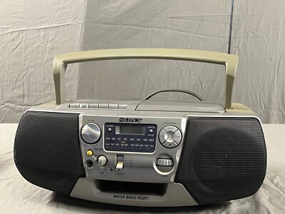 Vintage Sony Cfd-v17 Boombox CD Radio Cassette Player Works Corded | eBay