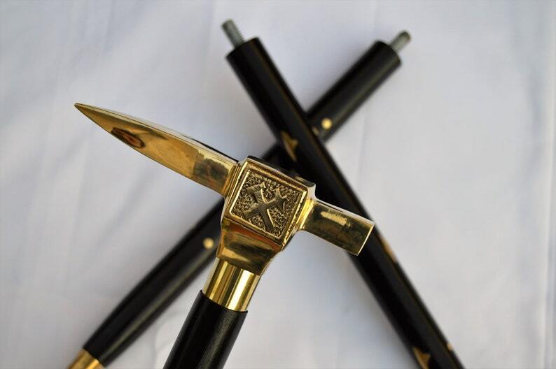 Brass Designer Victorian Handle Head Wooden Walking S… - Gem