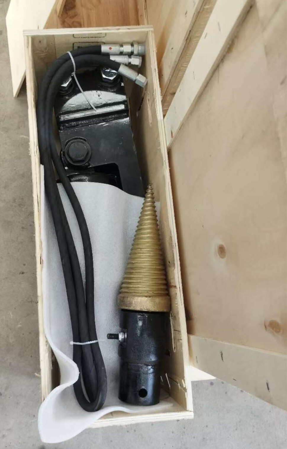 Spiral Screw Log Splitter Cone Hydraulic Wood Splitter for Mini ...