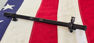 Wollensak Brass Tube 4x Power Rifle Scope 3/4" Target Scope Duplex w ...