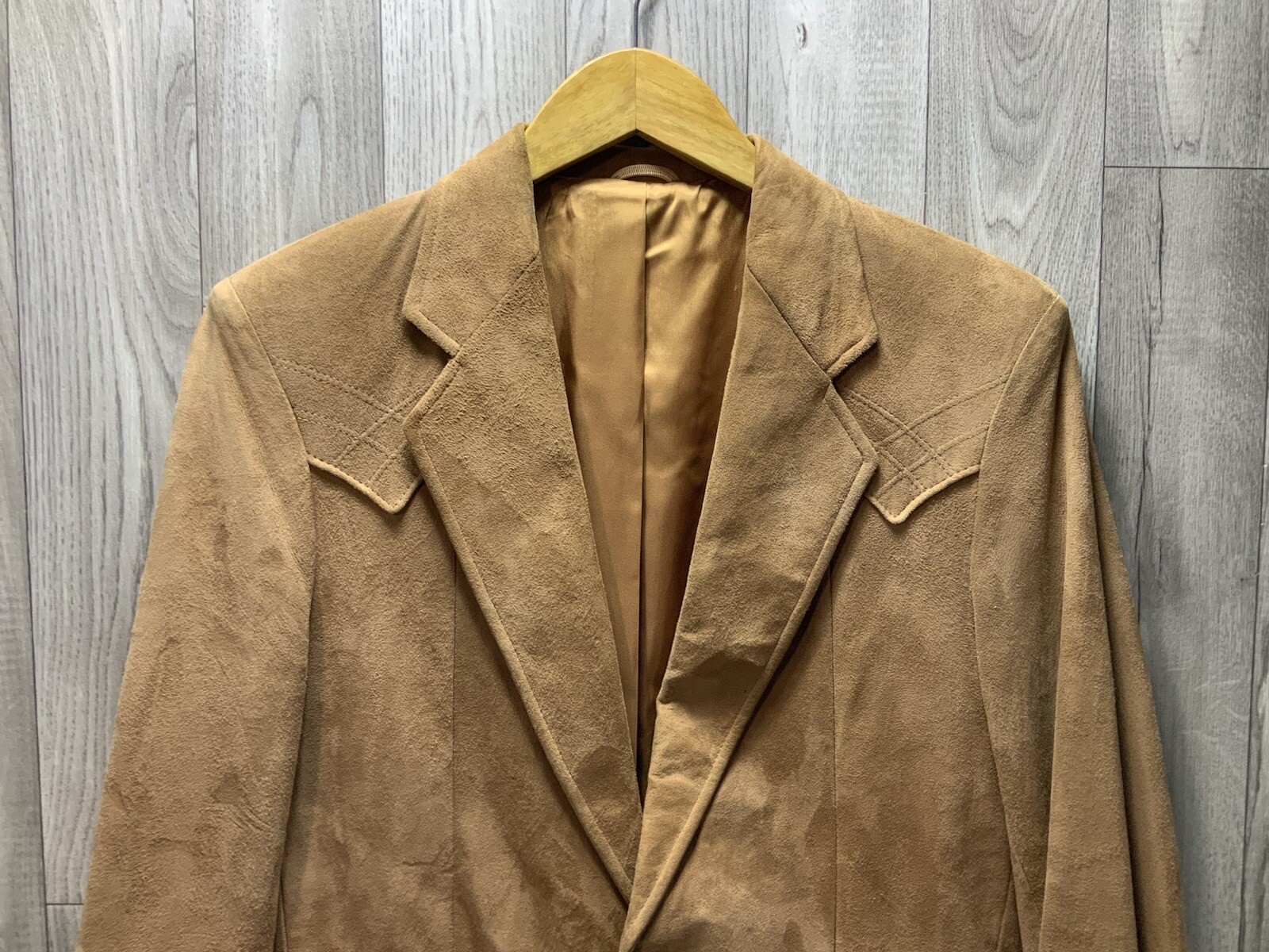 VINTAGE PIONEER WEAR SZ 40 LEATHER RANCHER JACKET BLA… - Gem