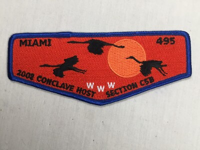 Miami OA Lodge 495 2002 Conclave Host Section C5B Flap BSA Patch | eBay