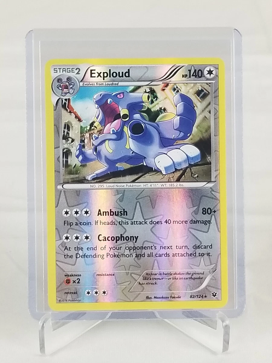 Pokemon Exploud Card