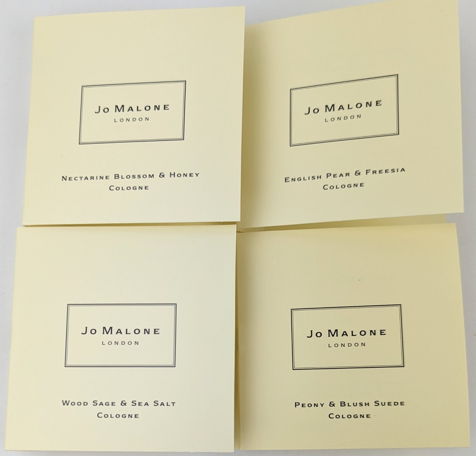 Jo Malone Cologne Samples 4pc. Assorted Lot | eBay
