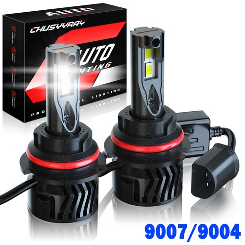 LED Headlight Kit 9007 HB5 6500K White Hi/Low Bulbs for FORD Excursion ...