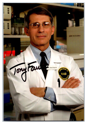 Dr. Anthony Tony Fauci Covid 19 Hand Signed 4x6 Photo TC46-8218 | eBay