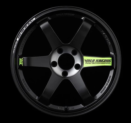 4 x Volk Racing TE37 SL Wheel Rays Engineering Rim Decal Sticker Green ...