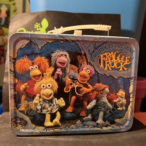 Vintage FRAGGLE ROCK Lunch Box Metal 1984 NO THERMOS | eBay