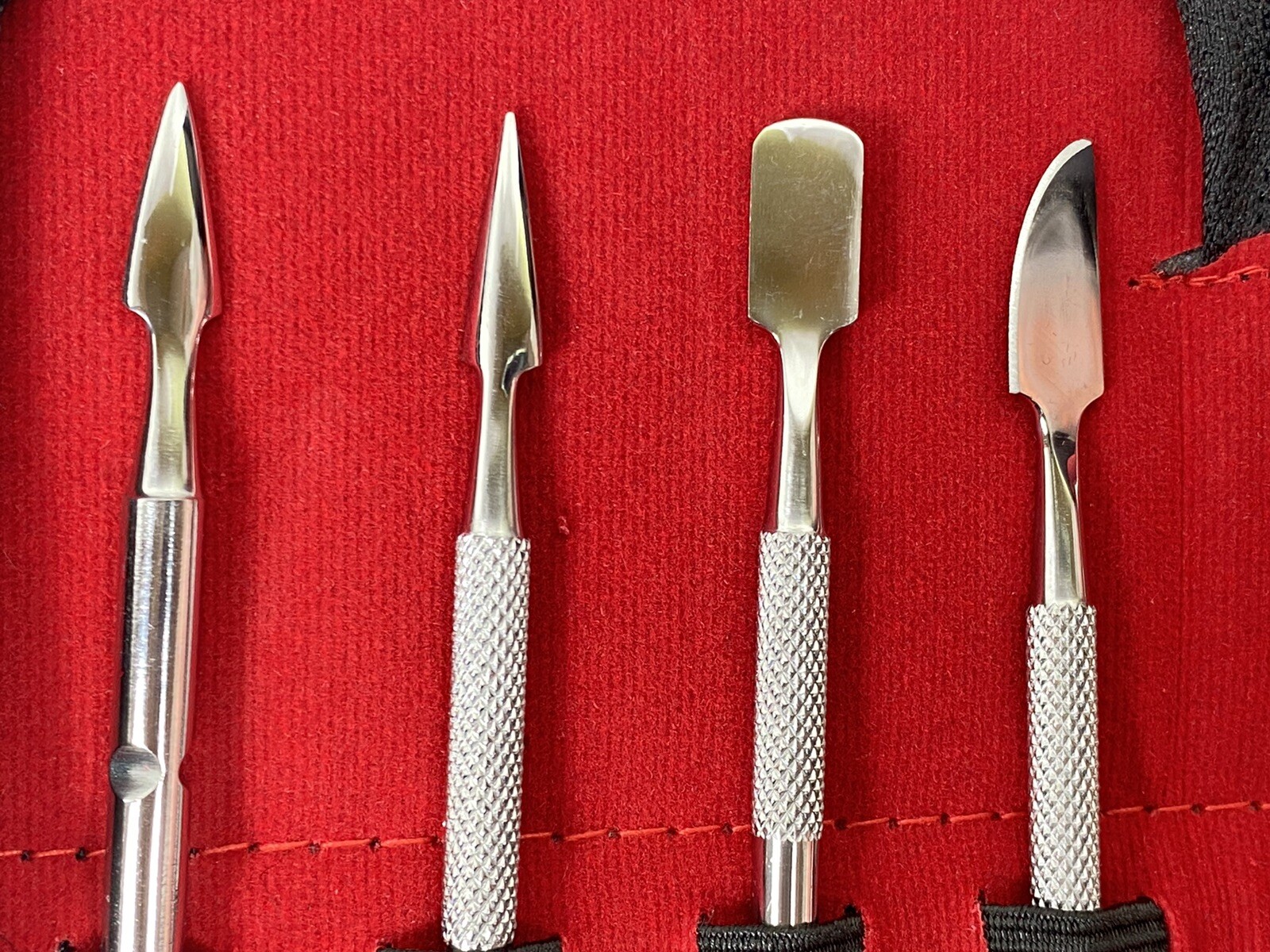 Manicure Pedicure Cuticle Pusher Remover Toe Nail Filer Spoon Gouge ...