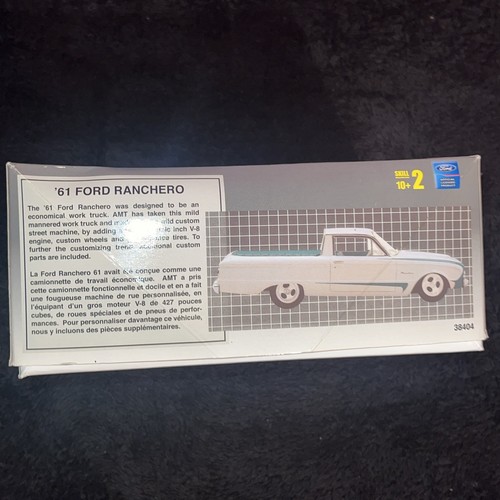 Ford Ranchero AMT Ertl 1/25 Scale 1961 Custom Plastic Model Kit | eBay