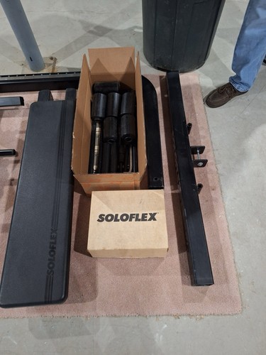 Complete Soloflex Machine System & 380 lb. Band Set Excellent Condition ...