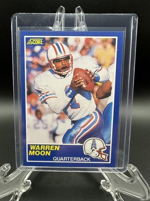 1989 Score #15 Warren Moon Houston Oilers HOF Football Card (WM4). | eBay