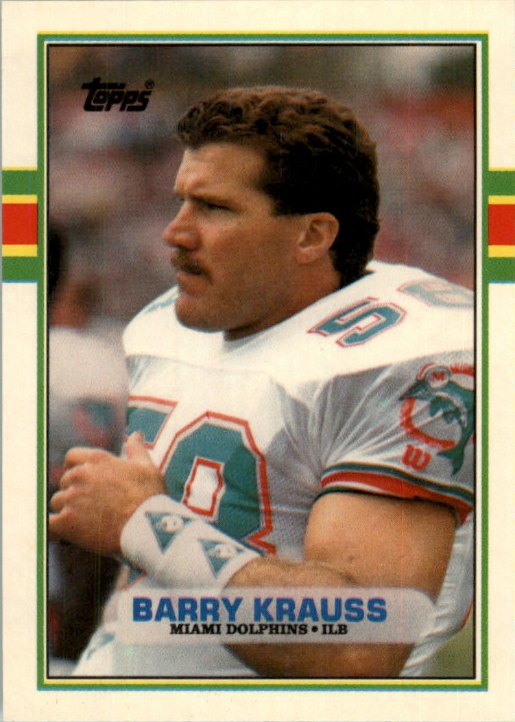 1989 Topps Traded NFL Barry Krauss #63T | eBay