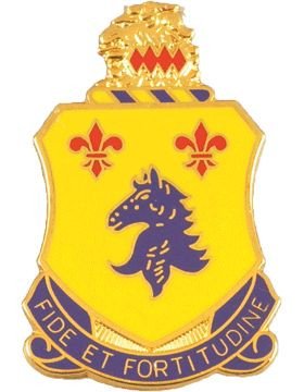 0102 Armor Unit Crest (Fide Et Fortitudine) | eBay