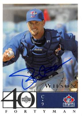 Tom Wilson autographed Baseball Card (Blue Jays) 2003 Upper Deck ...