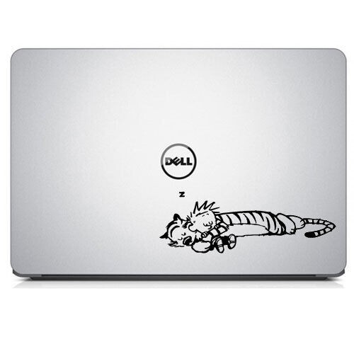 Calvin & Hobbes Cuddle Vinyl Decal Sticker for Macbook Laptop Car Wall ...