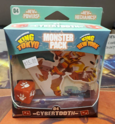 King of New York, King of Tokyo, Cybertooth monster pack | eBay
