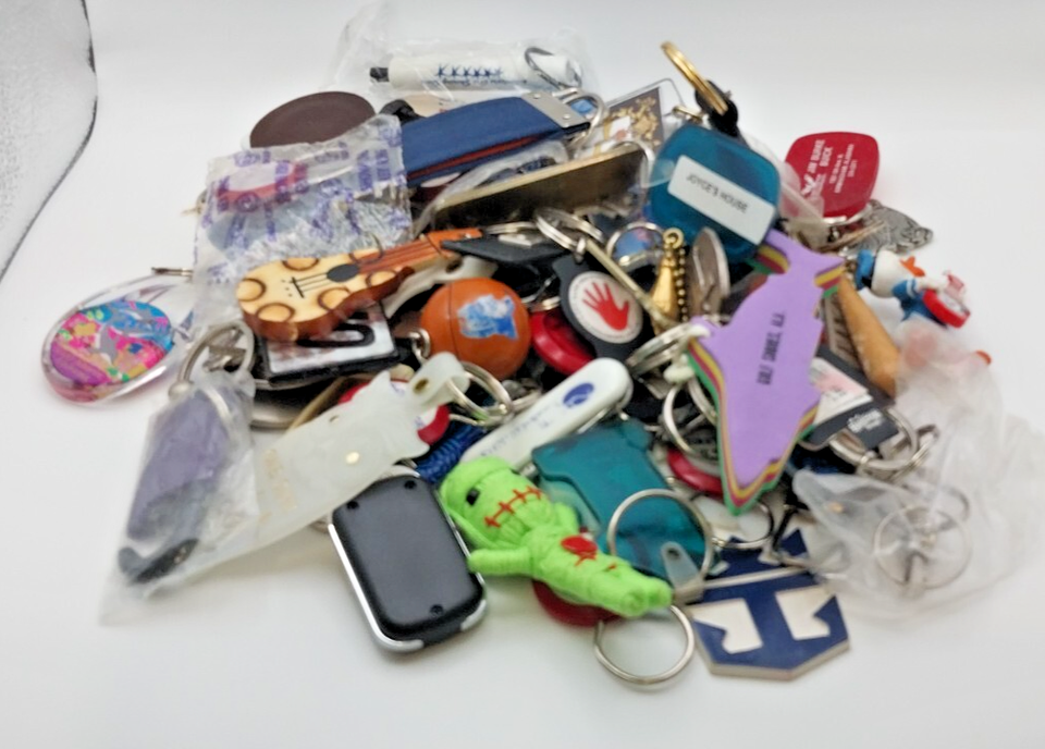 75 Keychain Lot Keyrings Keychains Harley Davidson Duke Baseball ...