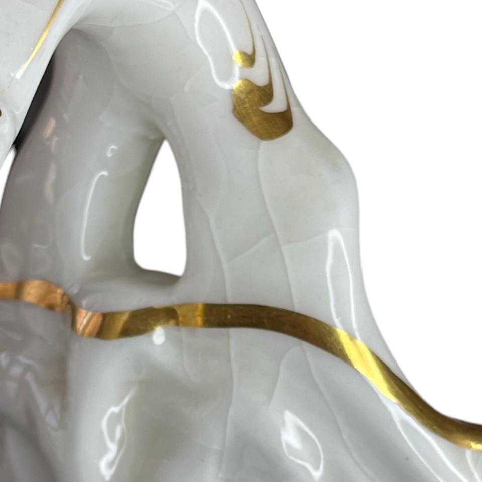 Charles Cartlidge & Co. Joshua Jones Antique White Corn Pitcher Gold ...