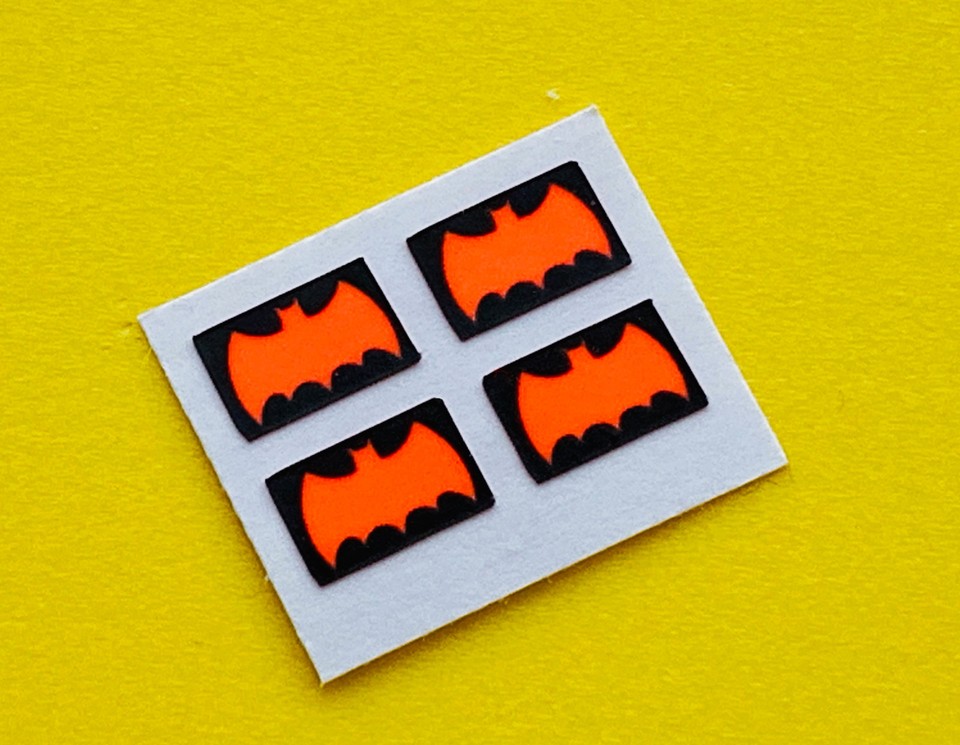 Corgi 'BATMOBILE' 267 door Bat Logo sticker decal reproductions ...