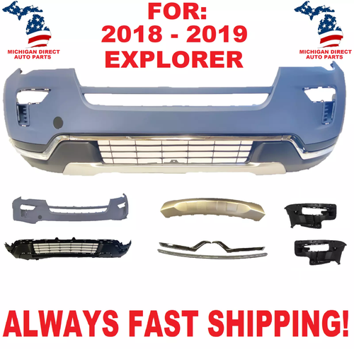 FOR 2018 2019 Ford Explorer Front Bumper Cover | eBay