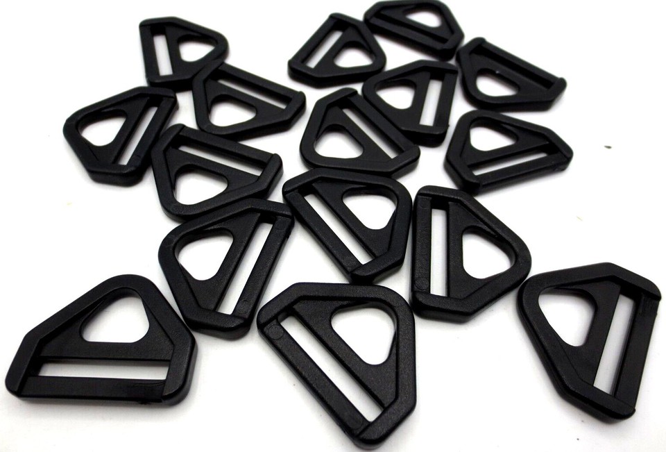 D-Ring Triangle Bar Fits 25mm 1" Webbing Strap For Sling Bag Vest Pack ...