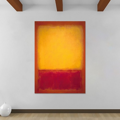 Yellow over Purple by Mark Rothko - Canvas Rolled Wall Art Print ...