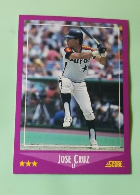 1988 Score Baseball Card #28 Jose Cruz - Houston Astros | eBay