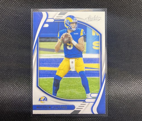 Matthew Stafford Card 2021 Panini Absolute Football #3 LA Rams Super ...
