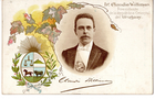 Post card Uruguay, Dr. Claudio Williman, President of the Republic of ...