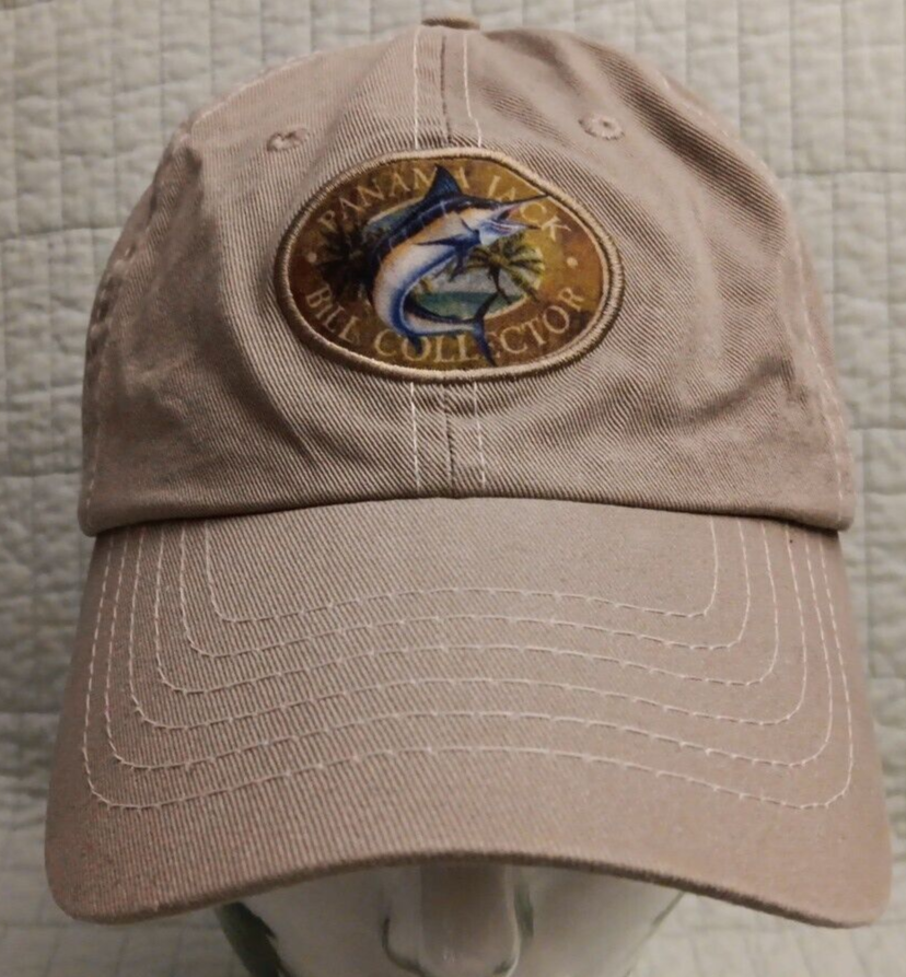 Unisex Adj Strapback Panama Jack Bill Collector All Beige Fish Patch ...