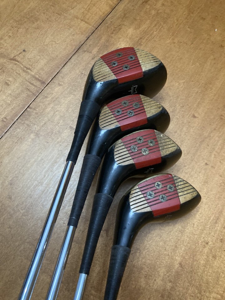 Original MacGregor VIP CUSTOM Persimmon DRIVER 2 3 4 Wood Set Tourney ...