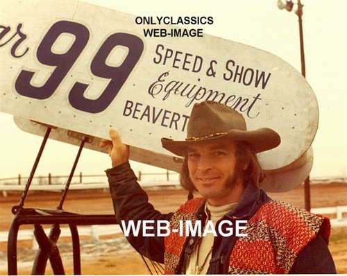 1973 JAN OPPERMAN AUTO RACING'S ORIGINAL OUTLAW 8X10 PHOTO WINGED ...