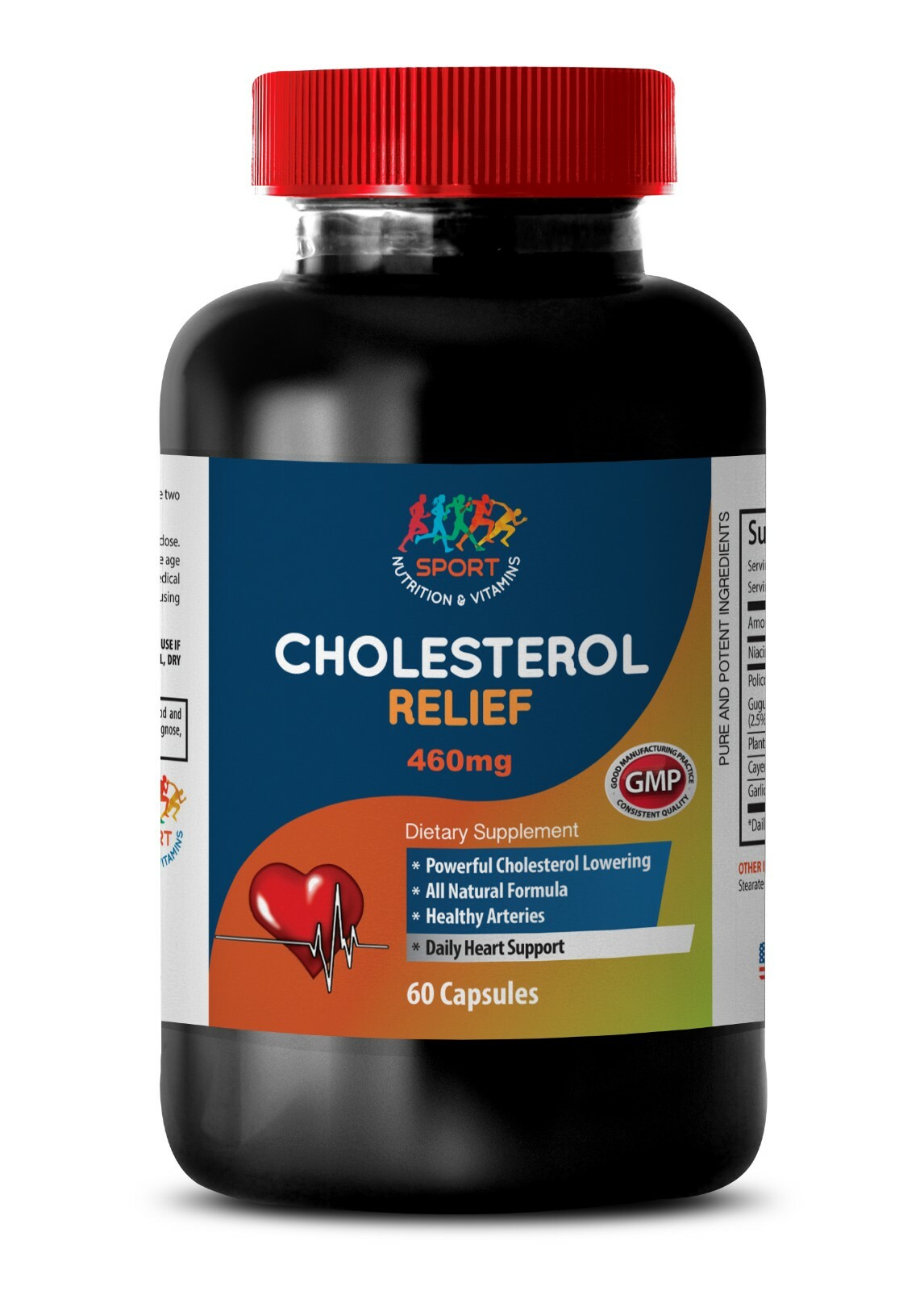 Cholesterol Reducing Supplement Complex w/ Policosanol, Plant Sterols ...