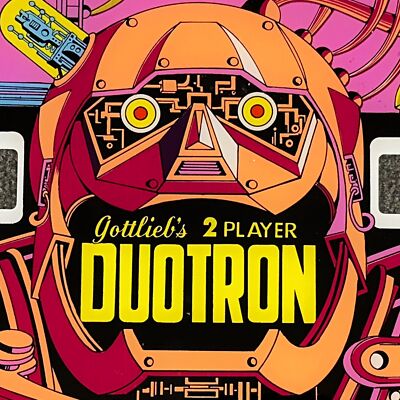 Gottlieb Duotron Pinball Machine Game Backglass ORIGINAL NOS | eBay