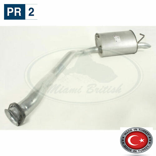 LAND ROVER REAR SILENCER EXHAUST MUFFLER & TAILPIPE RANGE P38 ESR3538 ...