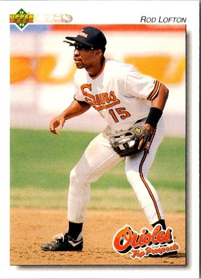 1992 Upper Deck Minors Rod Lofton #327 Hagerstown Suns Baseball Card | eBay