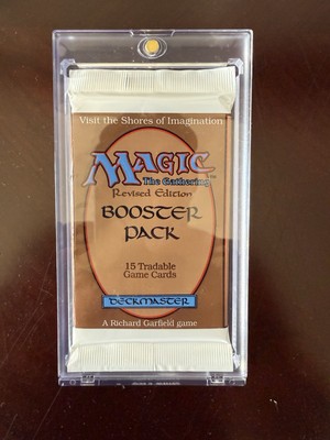 1994 Magic The Gathering Revised Edition Booster Pack MTG FACTORY ...
