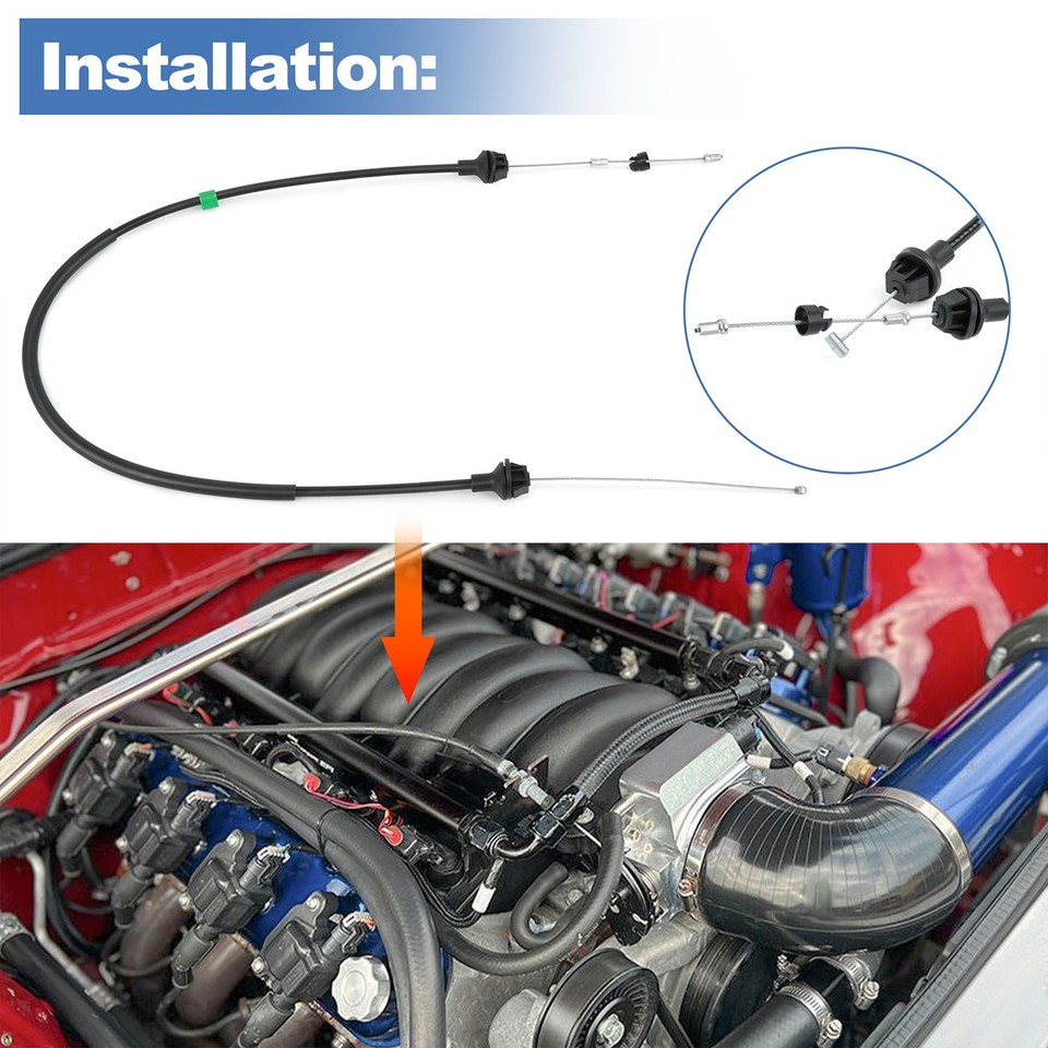 LS Throttle Cable Drive By Cable Accelerator Linkage 26" LS1 LSX LS 551859