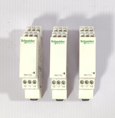 SCHNEIDER ELECTRIC RM17TG MODULAR 3-PHASE SUPPLY CONTROL RELAY RM17TG20 ...