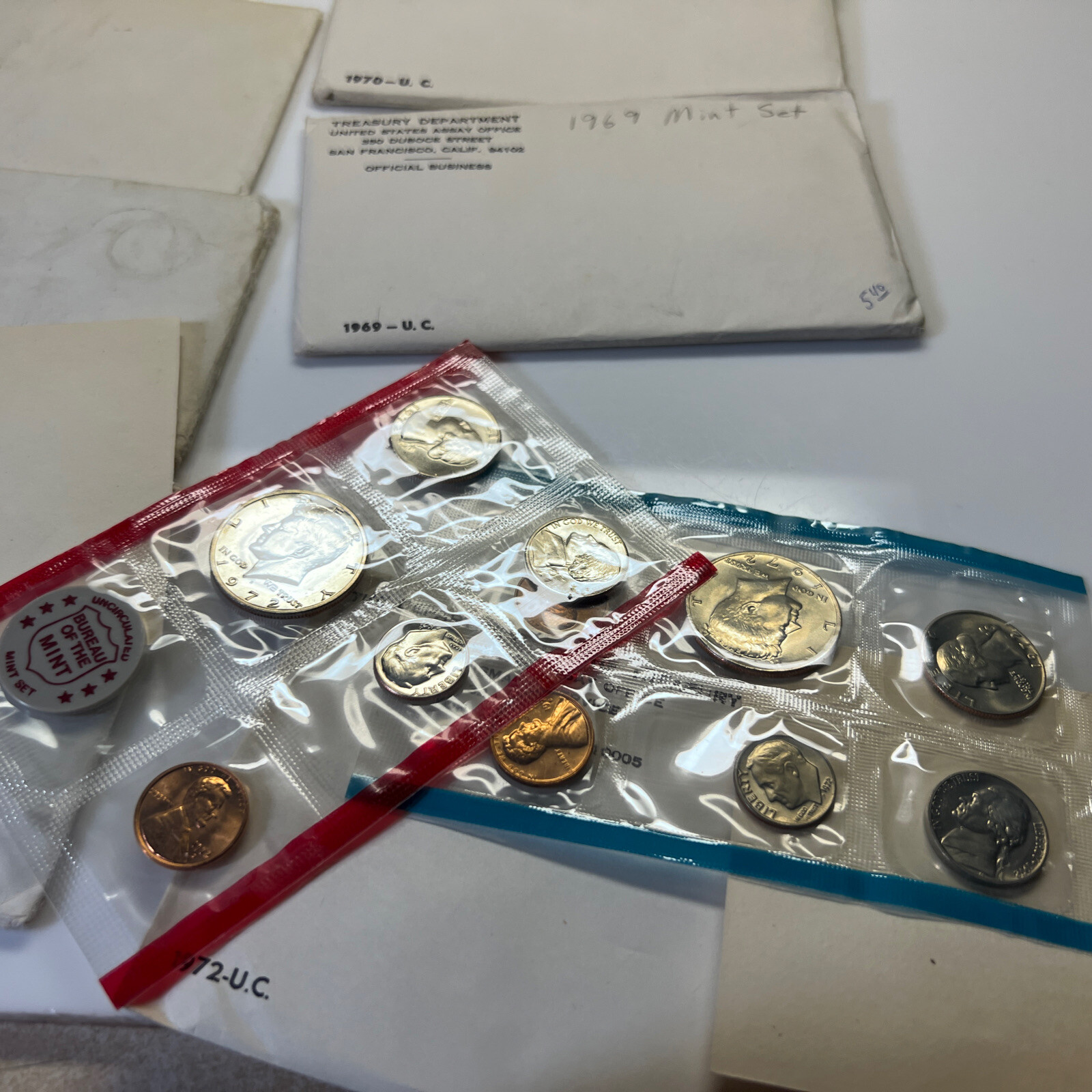 United States Mint Coin Set Silver The Department Of The Treasury UC ...