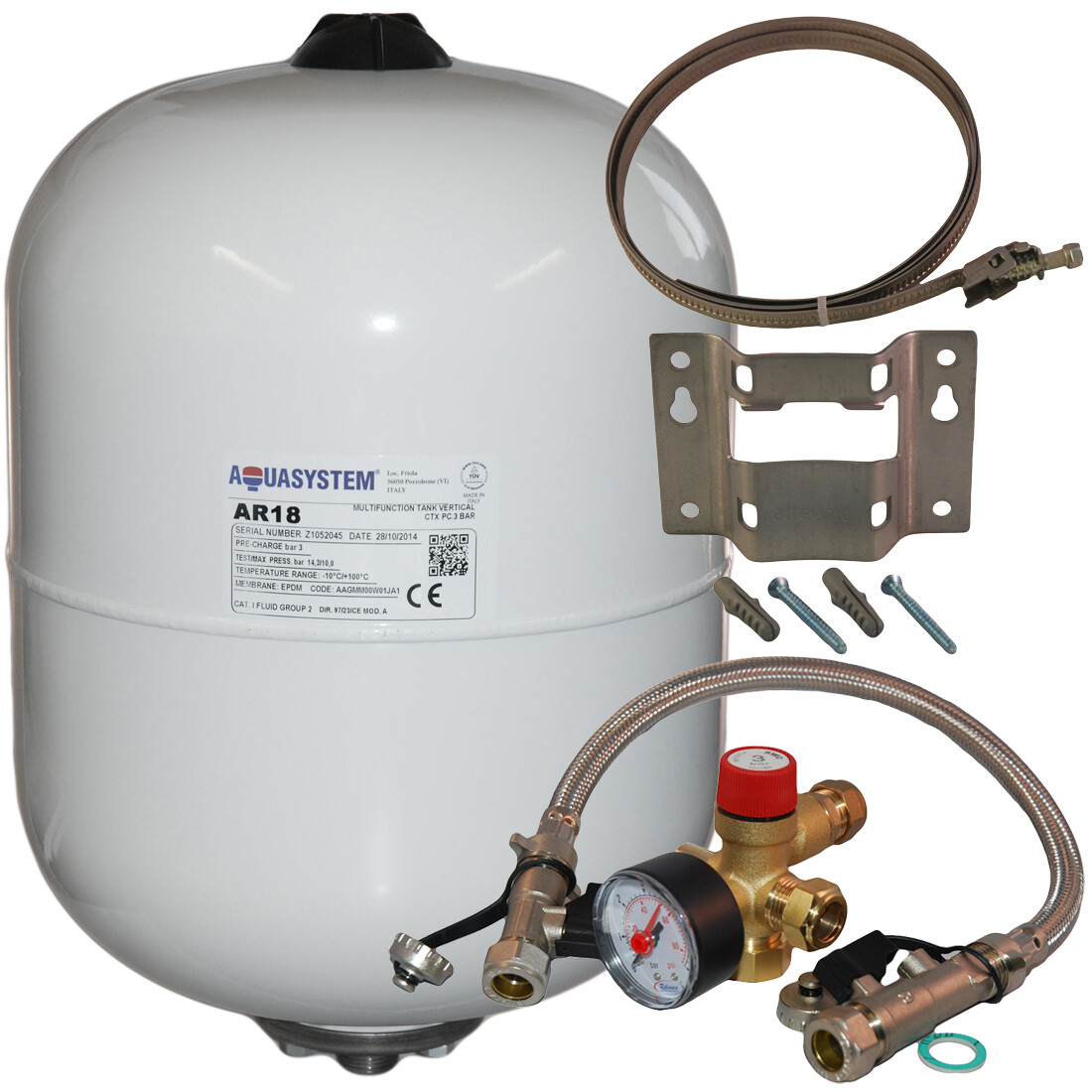 Aquasystem Potable Expansion Vessels 2,8,12,18,24,35L +Sealed System ...