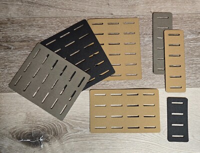 Laser Cut PALS MOLLE Panel Customizable Sew On Squadron Tactical DIY ...