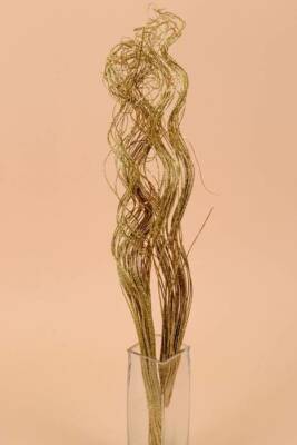 Lot of 12 30" Gold Sparkle Curly Ting Ting Branches Floral Arrangements ...