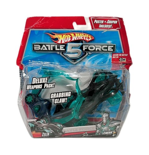 🔥 2009 Hot Wheels Battle Force 5 Zelix Vehicle 🚗 Zemerik Driver ...