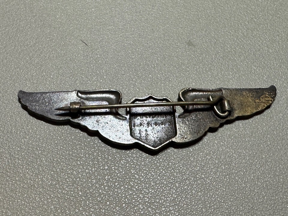 🇺🇸 WW2 Firmin London British-Made US Army Air Corps Pilot Wings Badge ...